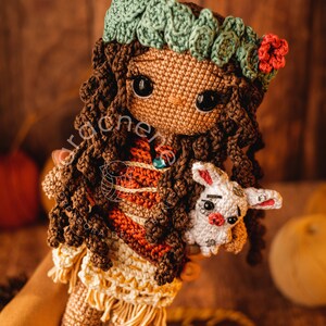 Polynesian Princess Amigurumi CROCHET PATTERN PDF - Etsy