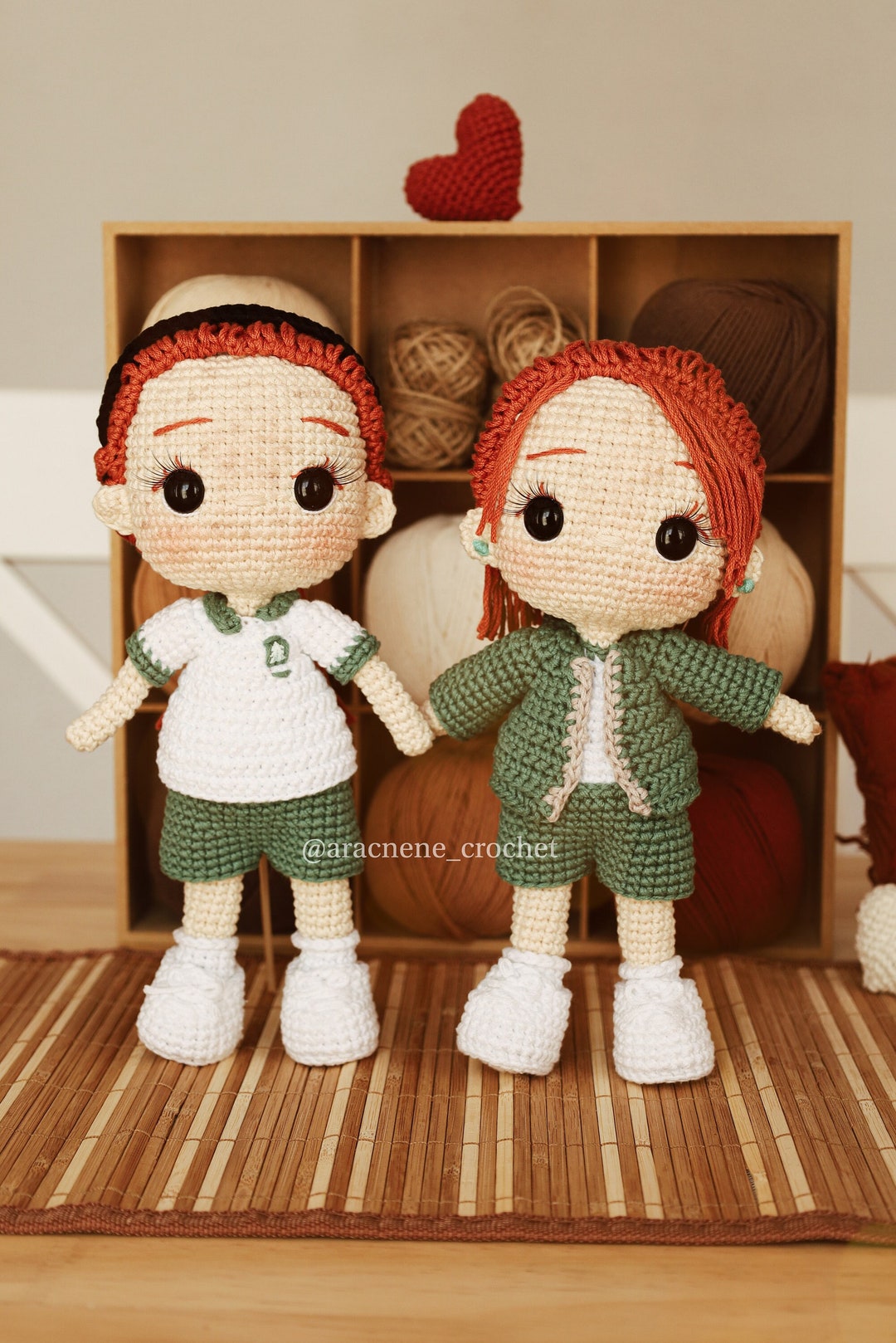 Twin Doll Annie & Hallie Crochet Pattern PDF Amigurumi - Etsy