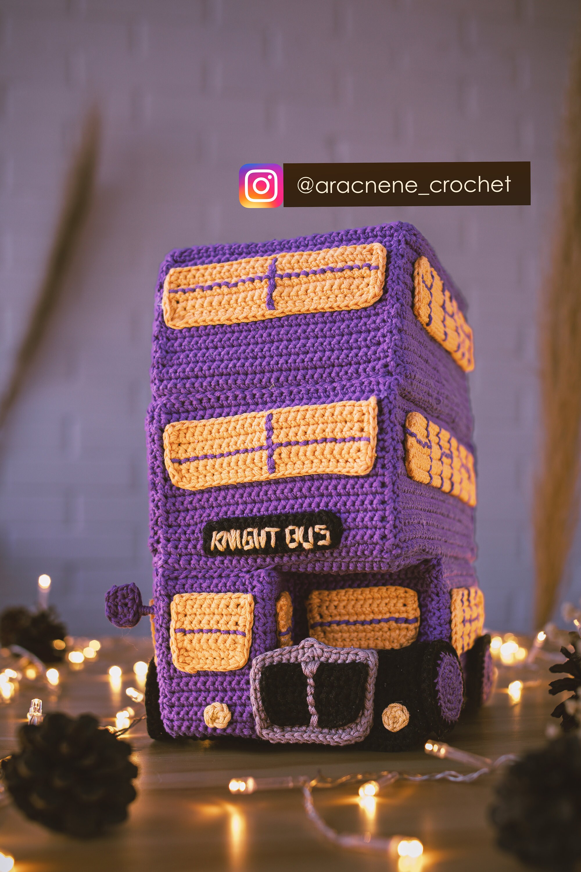 Purple Bus Purple Bus Crochet Pattern PDF Amigurumi - Etsy