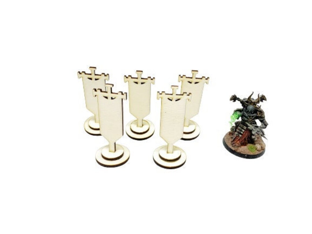 5 Banners | Suitable for Warhammer 40000 40k or Song of Fire and Ice - Etsy