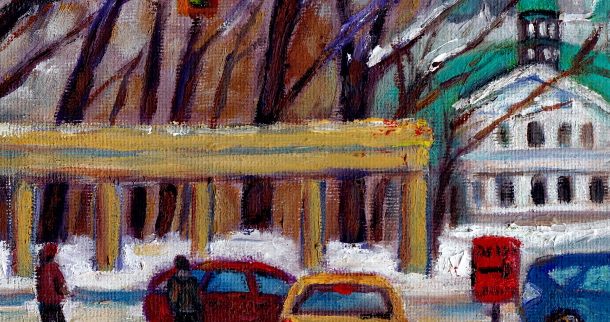 Original Painting of Mcgill University Entrance Roddick Gates and ...