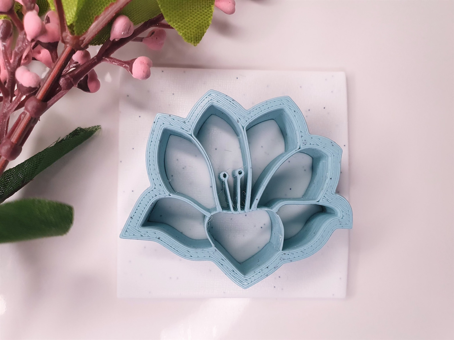 Lotus Flower Clay Cutter, Sharp Cutting Edge, Polymer Clay Cutters ...