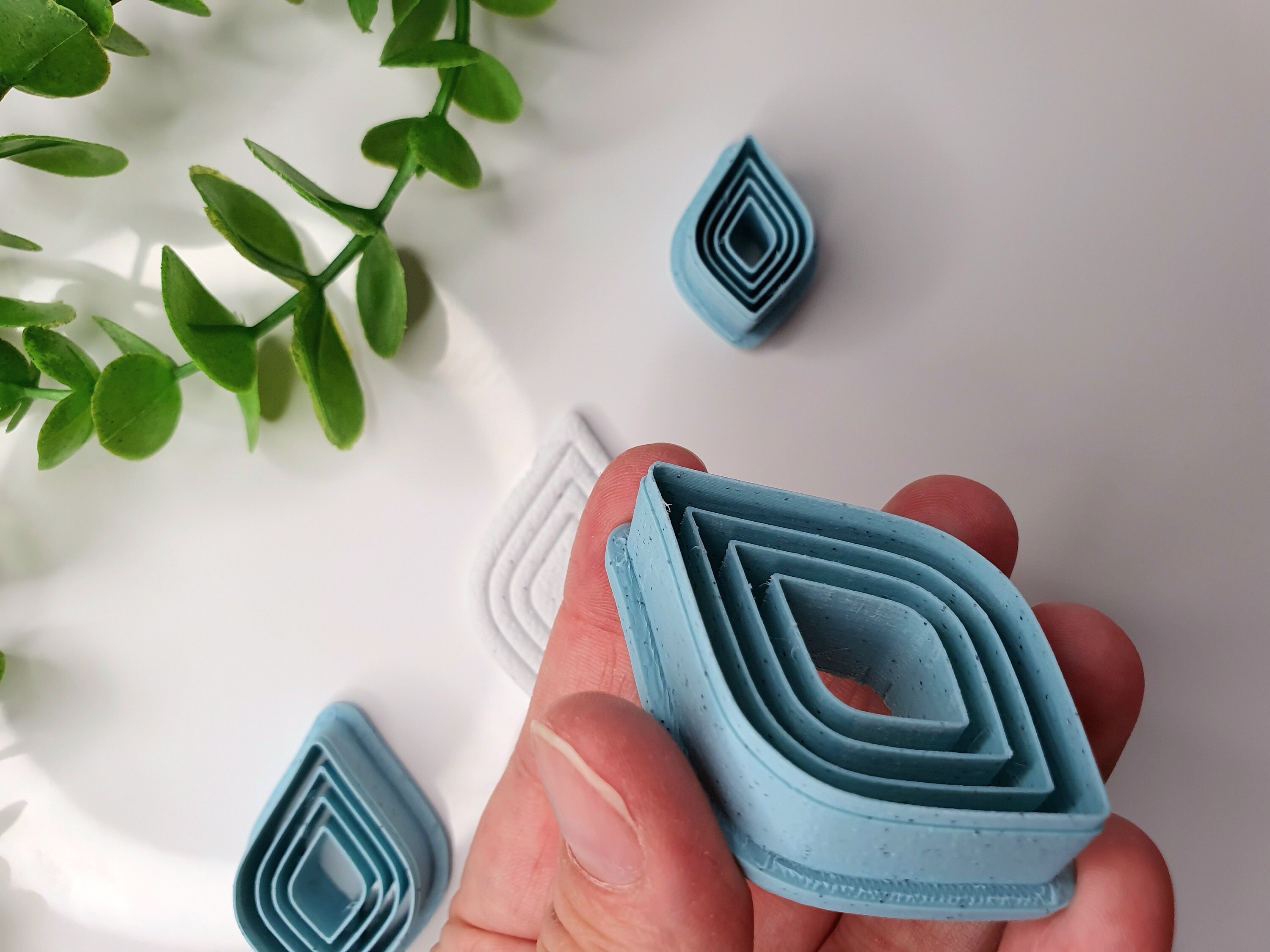 Moroccan Teardrop Clay Cutter, Daisy Shape Cutter, Sharp Cutting Edge ...