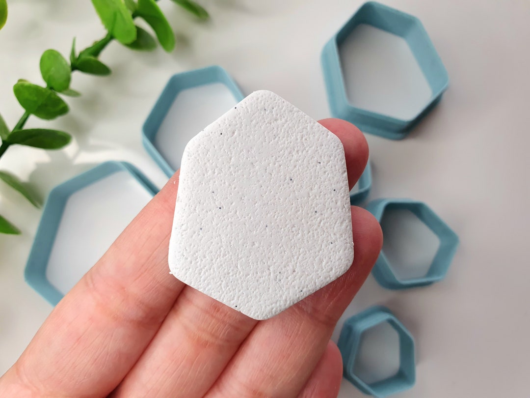 Rounded Hexagon Clay Cutter, Sharp Cutting Edge, Polymer Clay Cutters ...