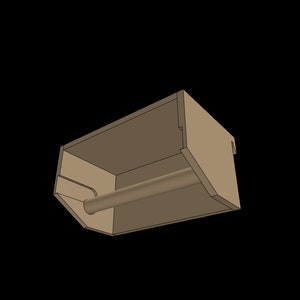 French Cleat Paper Towel Holder CNC Files: SVG/DXF for Woodworking and ...