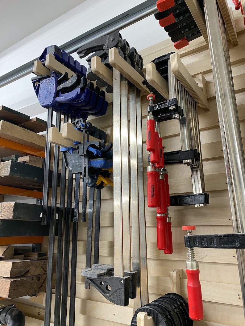 French Cleat Clamp Rack CNC Files: SVG/DXF Woodworking/diy Projects ...