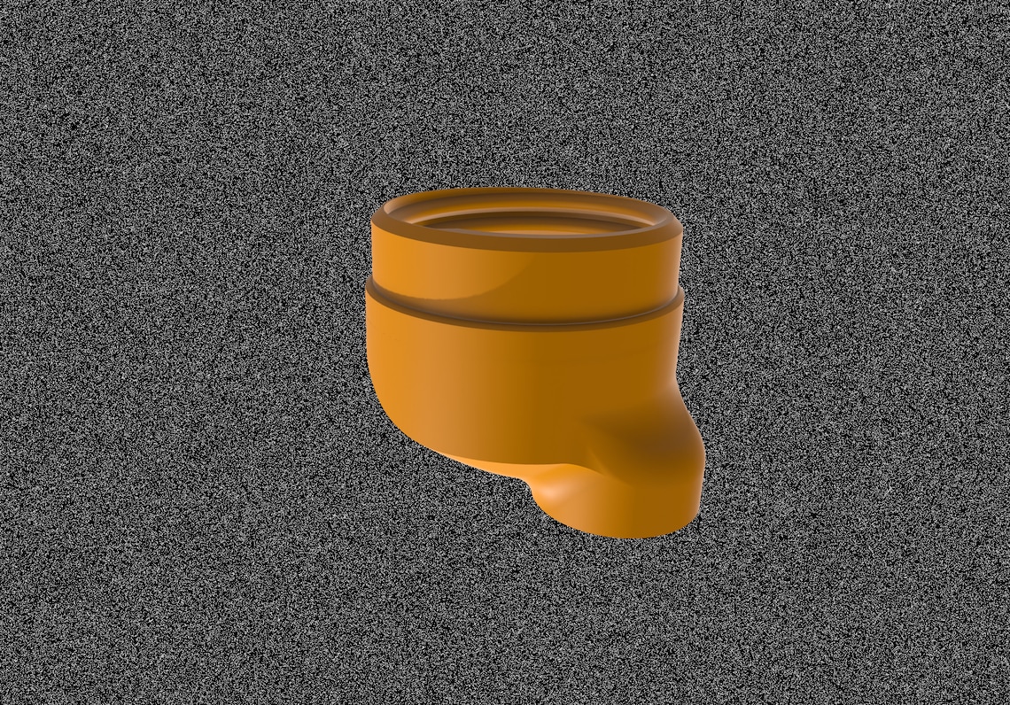 4 Inch Suckit Dust Boot Adapter: STL File for 3D Printing and CNC ...