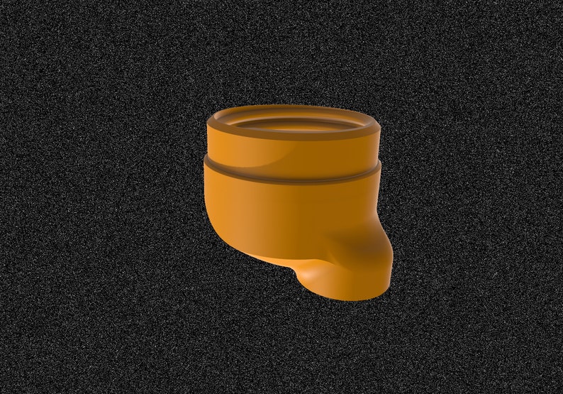 4 Inch Suckit Dust Boot Adapter: STL File for 3D Printing and CNC ...