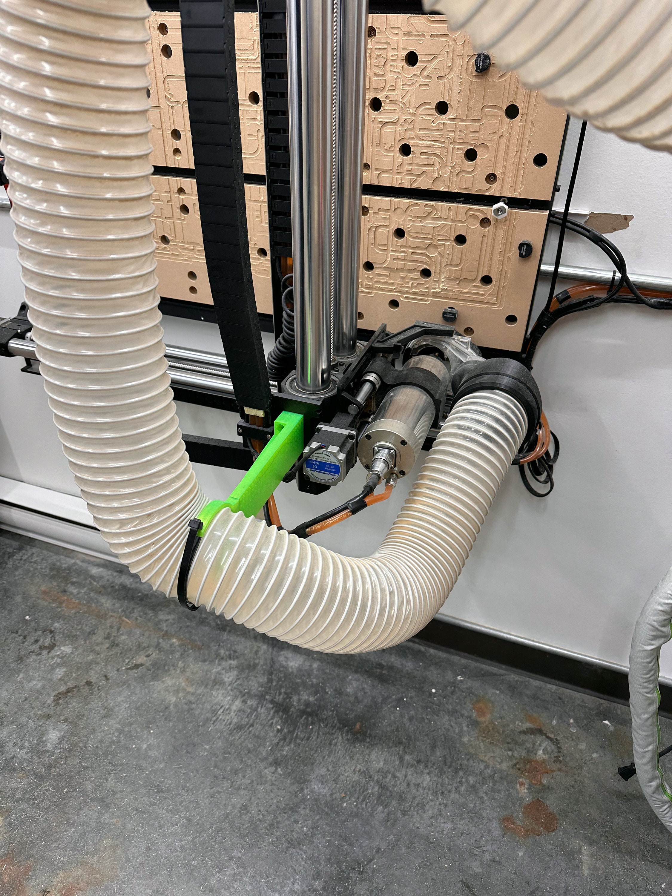 Z Axis 4 Inch Flex Hose Mount Bracket Fits Onefinity CNC, STL File for ...