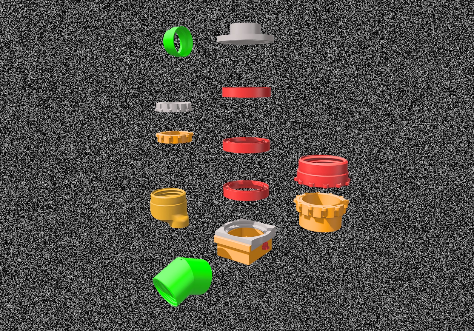 Wall Mount Dust Collector 3D Printed Hepa Filter Kit 3D Print STL Files ...