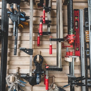 French Cleat Clamp Rack CNC Files: SVG/DXF Woodworking/diy Projects ...