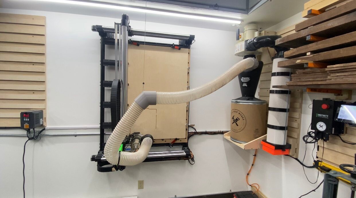 Wall Mount Dust Collector 3D Printed Hepa Filter Kit 3D Print STL Files ...