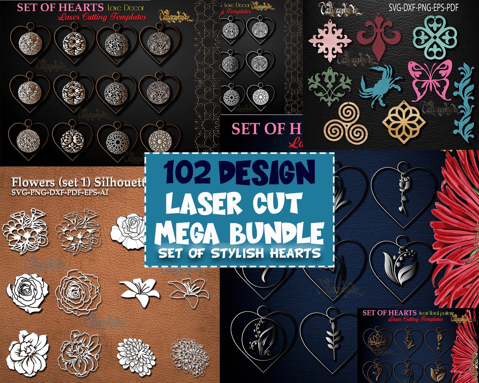 Laser Cut Mega Bundle SVG | CNC Files | Engraving SVG - Etsy