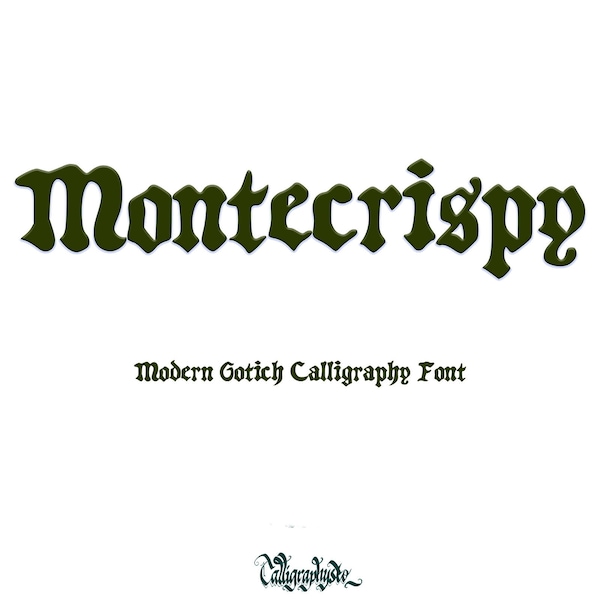 Display Gothic Font - Etsy