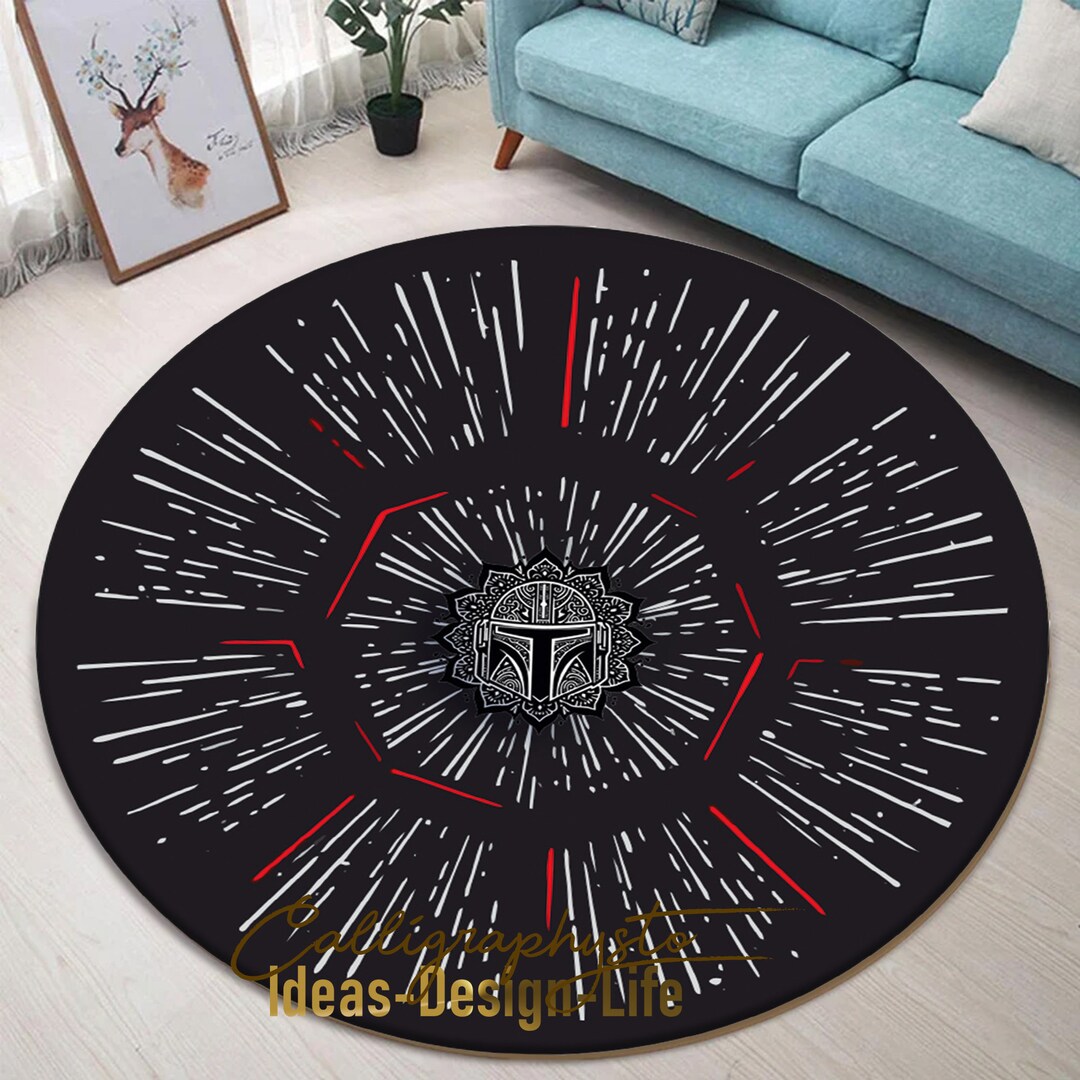 Boba Fett Rug Storm Trooper Rug Runner Star Wars Decor Rug,darth Vader ...