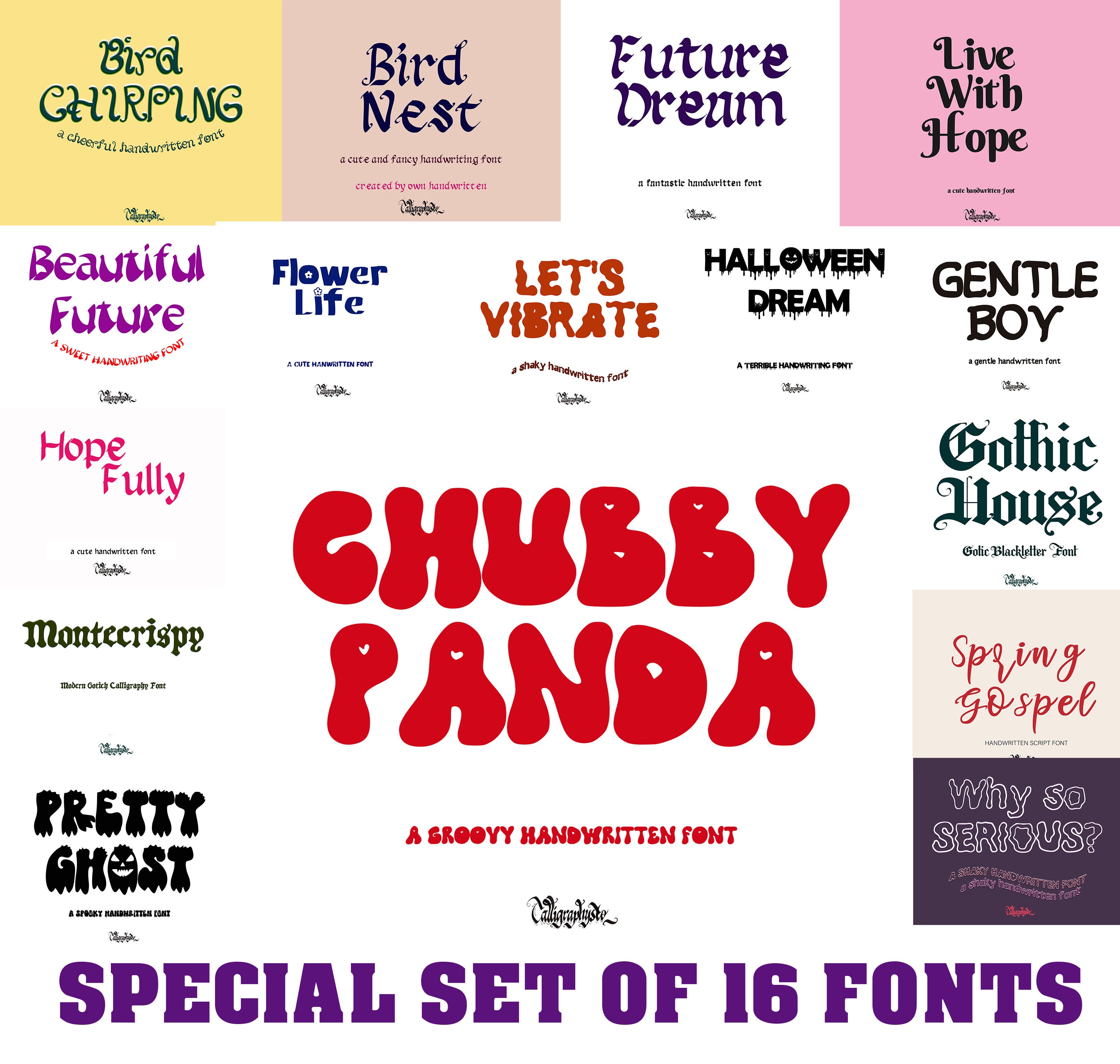Font Bundle Cute Fonts, Cricut Font Bundle, Script Fonts, Fonts for ...