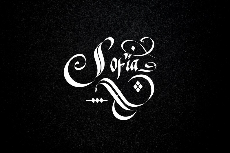 Convert Your Name to Logo With Calligraphy Art Name Logo - Etsy