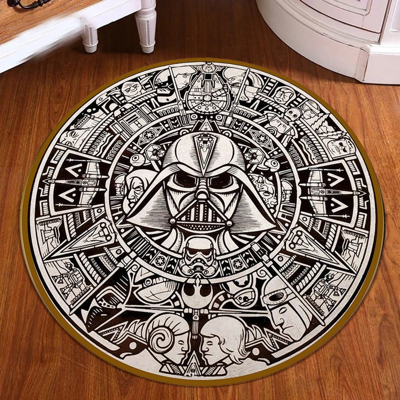 Round Str Wars Rug - Etsy