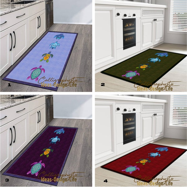 Turtle Runner Rug - Etsy