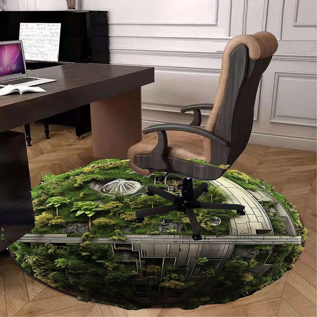 The Star Wars Mats, Aztec Calendar-star Wars, Office Chair Mat, Non ...