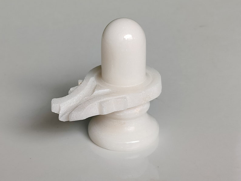 White Marble Shiva Lingam 3 Inch Small Shiva Lingam Stone - Etsy