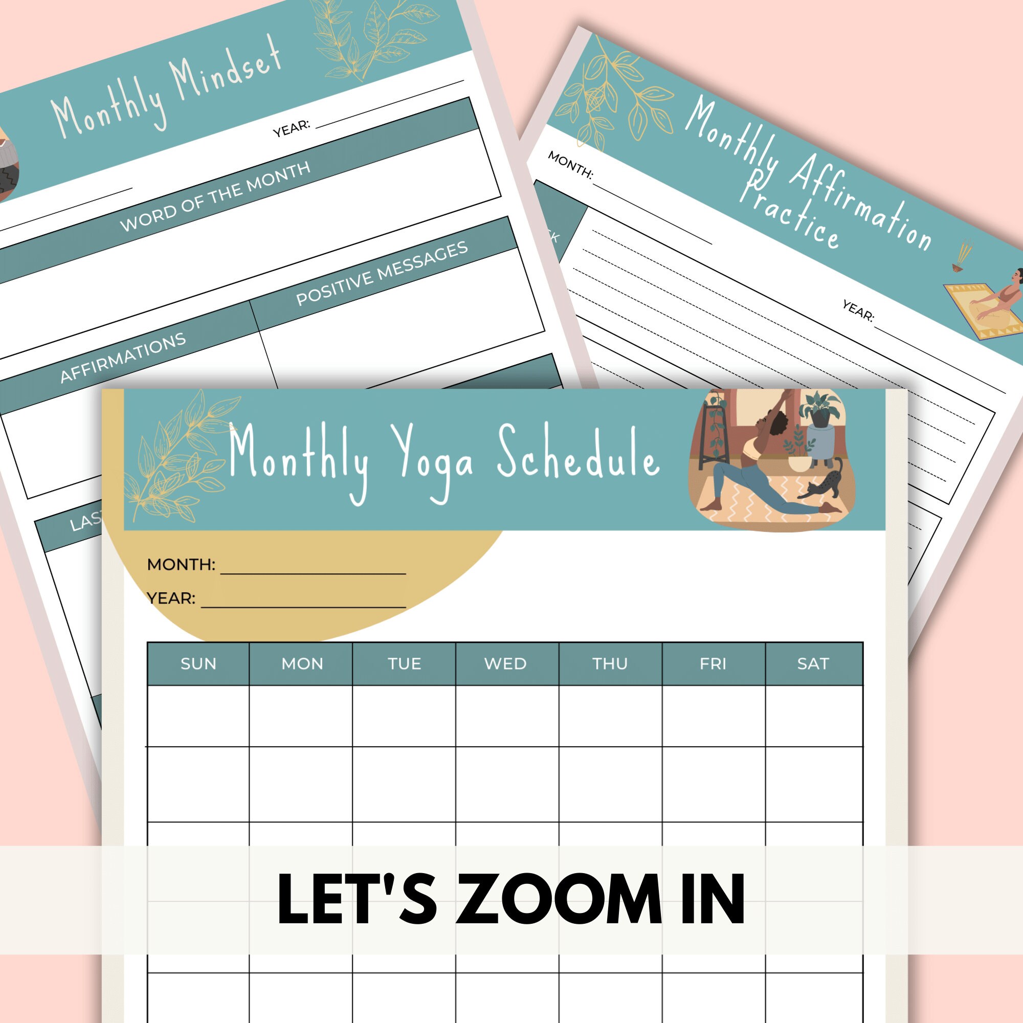 Meditation Tracker INSTANT DOWNLOAD Daily Meditation Journal Routine ...