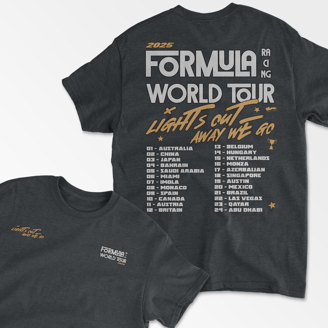 Racing World Tour Inspired T-shirt | Vintage Motorsport Tee, Unisex ...