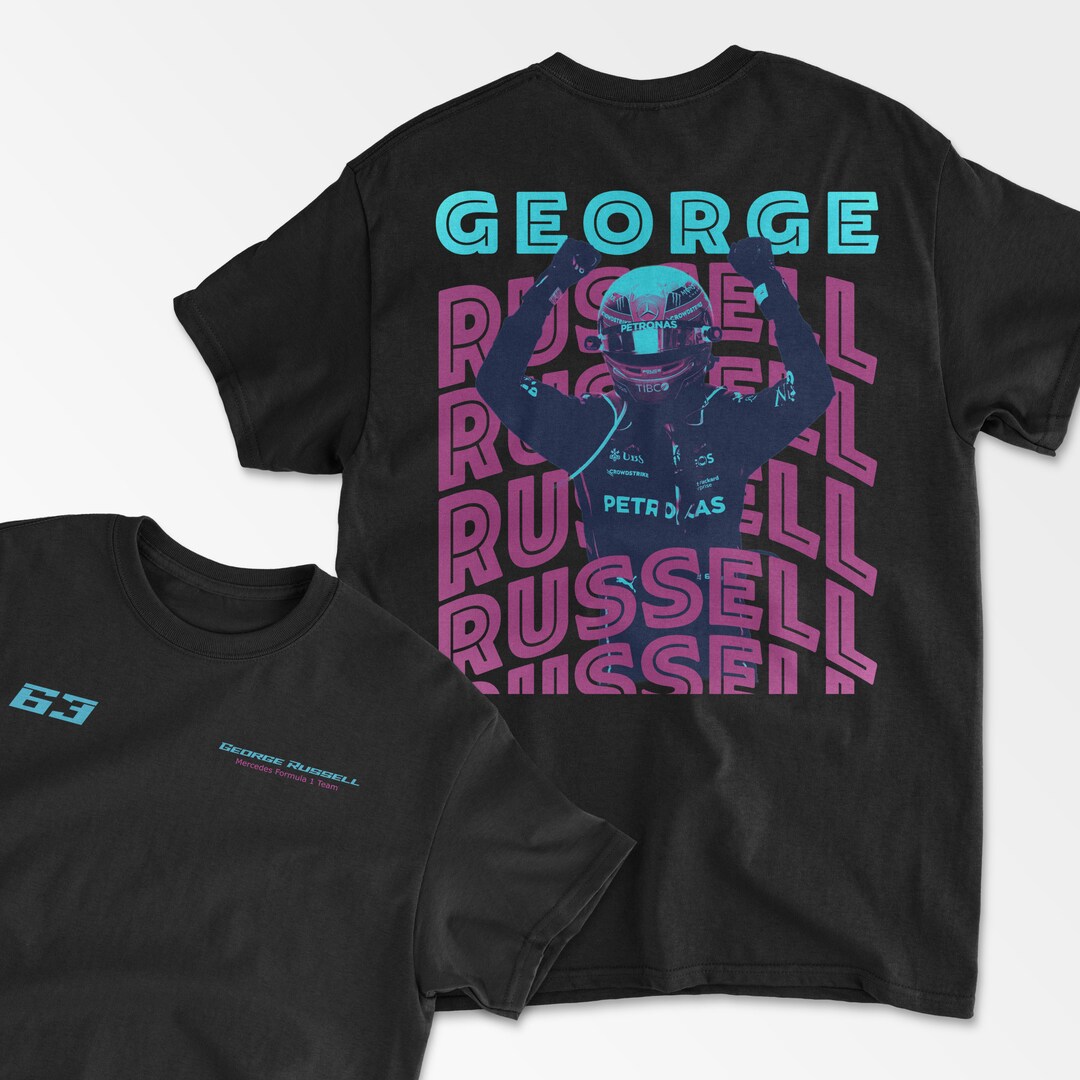 Russell Inspired T-shirt, German Racing Team Merch, Motorsports Apparel ...