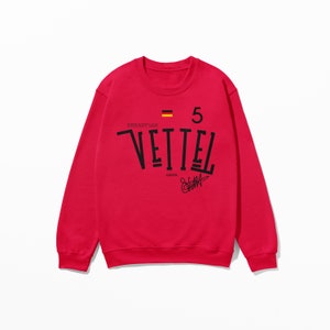 Vettel Sweatshirt | Inspired Danke SEB Shirt - German Racing Legend ...