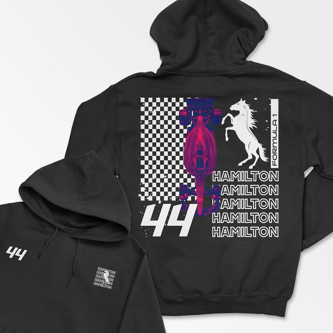 Hamilton Hoodie, Inspired Racing Team Merchandise, British Driver Shirt ...