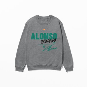 Alonso Sweatshirt | Racing Shirt, Inspired Spanish Racing Driver ...
