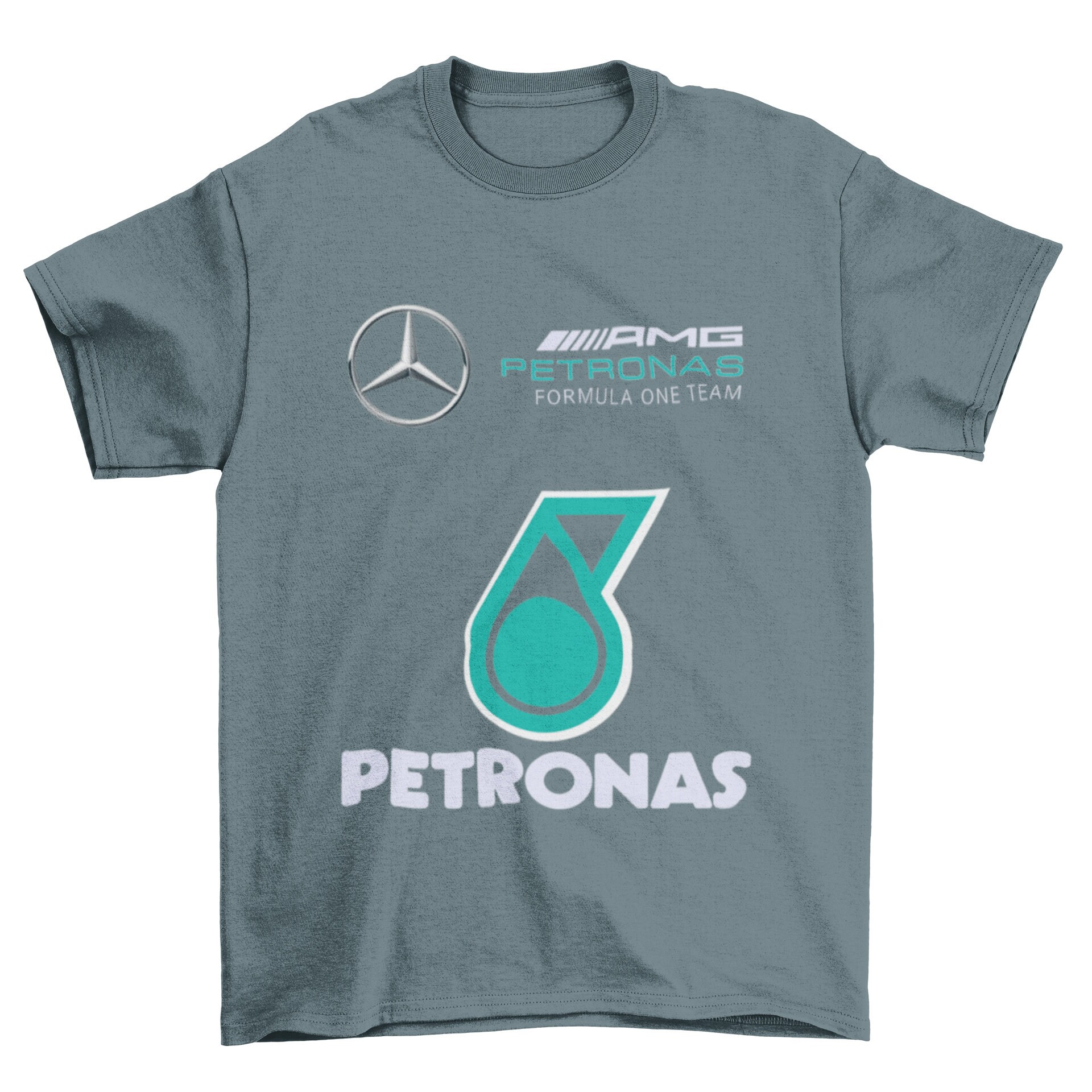 Black Mercedes AMG Petronas T Shirt Formula 1 Mercedes Benz Racing Team ...