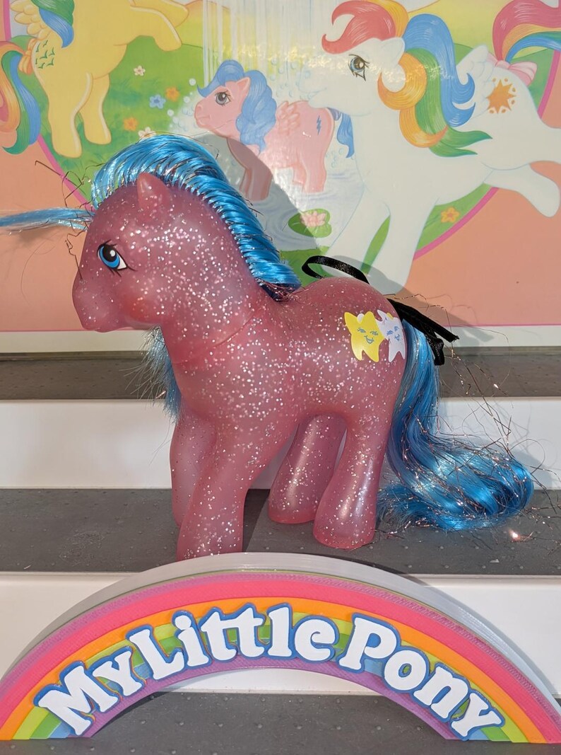 Vintage My Little Pony G1 Set: Galaxy, Songster, Hopscotch, Stardancer ...