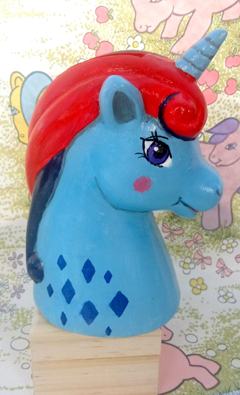 Hand Painted My Little Pony Inspired Piggy Banks. Unicorn Pony Money ...