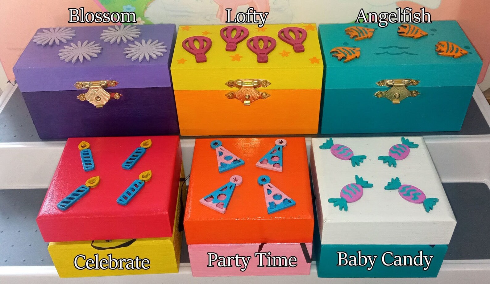 My Little Pony Trinket Box: Handmade Painted Wooden Keepsake With Pony ...