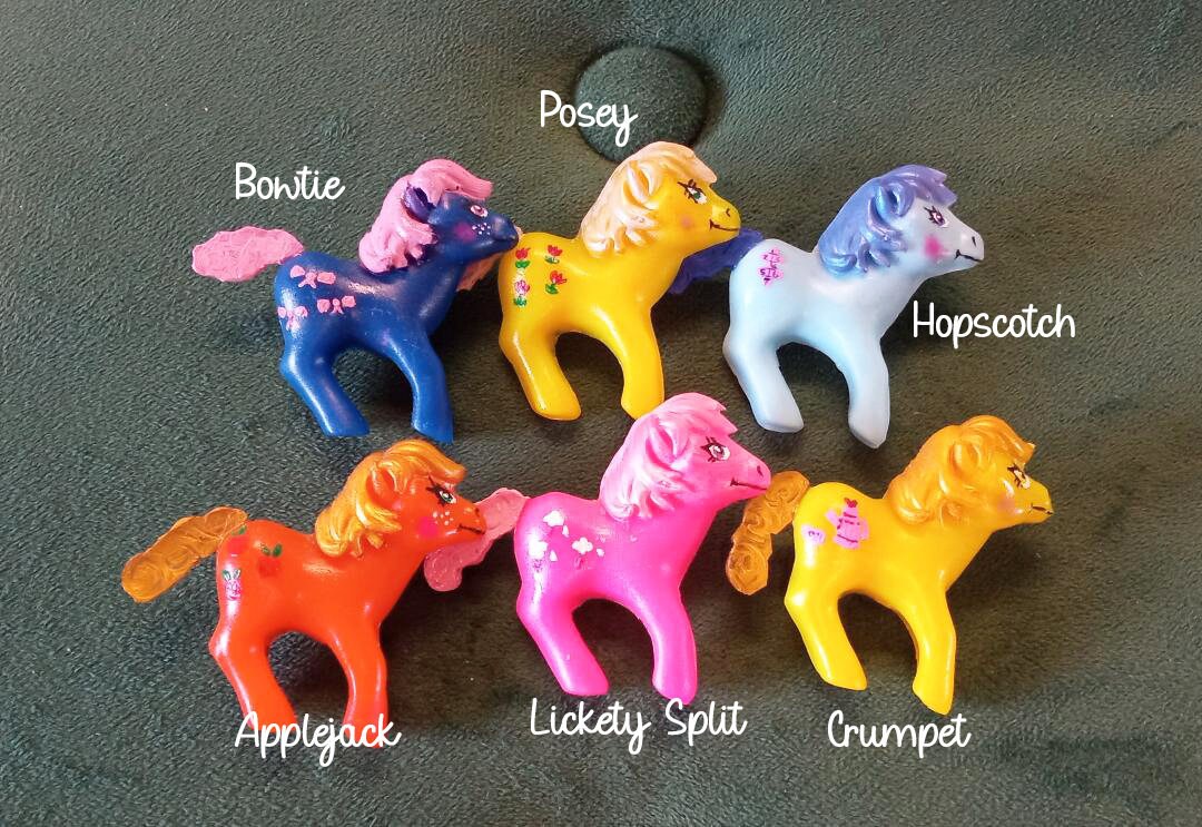 My Little Pony Character Badges - Resin, Handmade, Hand-painted Cute ...