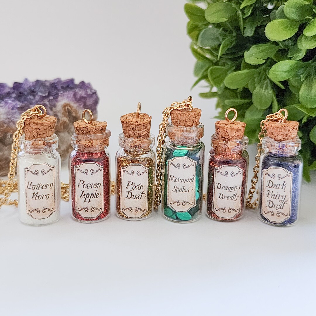 Mini Potion Bottle Elixir Potion Apothecary Potion Wizard Charm Spell ...