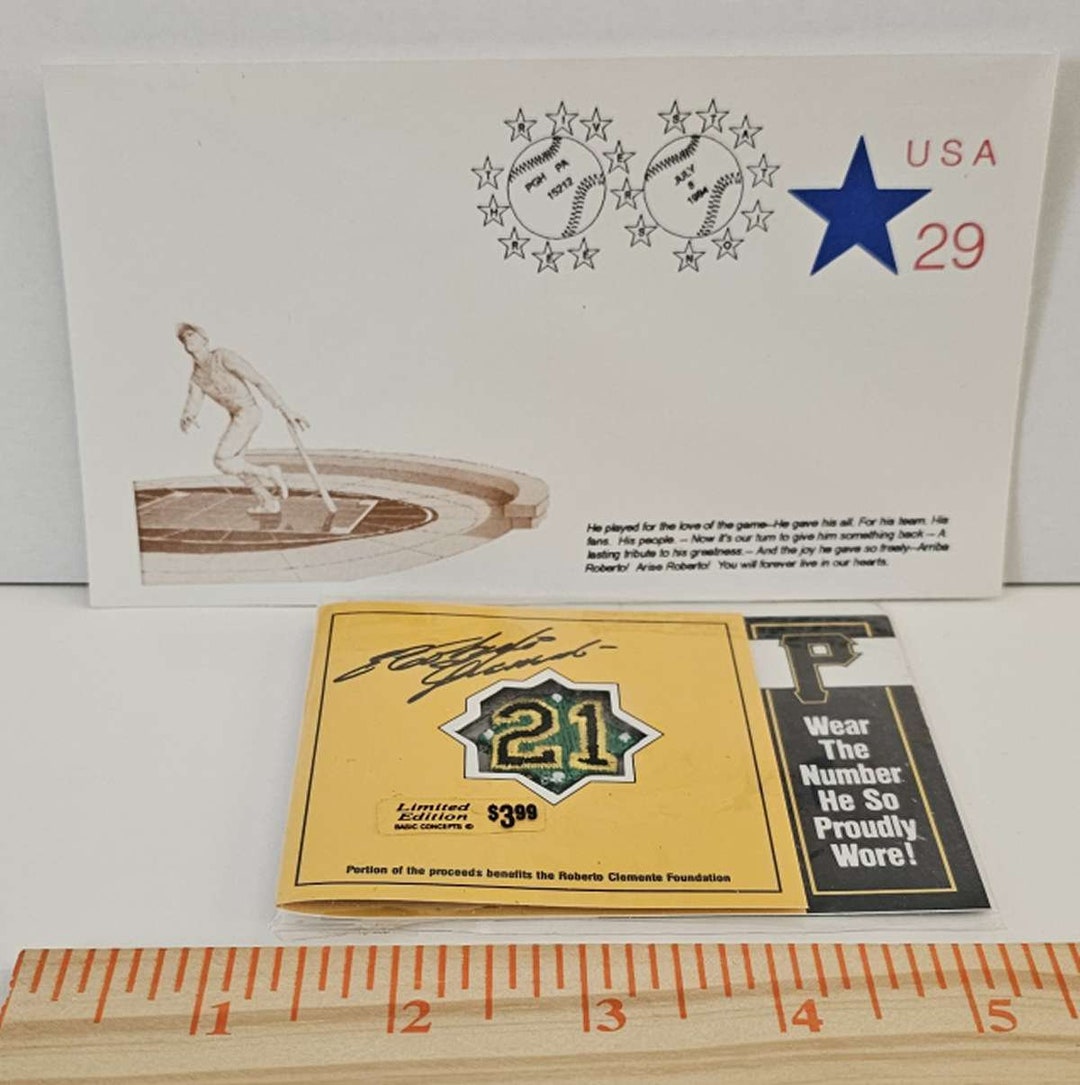 Roberto Clemente 1994 All Star US Postal Cachet AND Roberto Clemente 1 ...