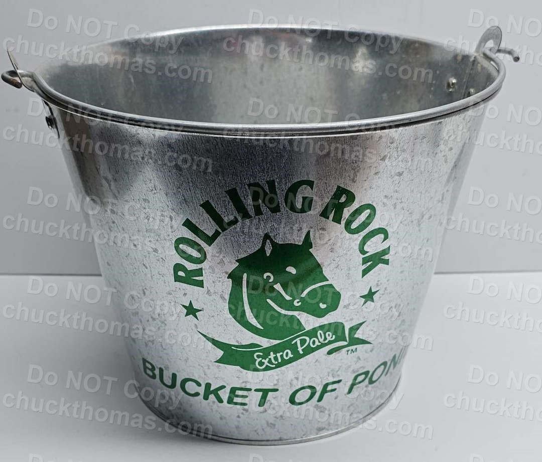 Latrobe Brewing Co Rolling Rock Beer 5 Quart "bucket of Ponies" NEW ...