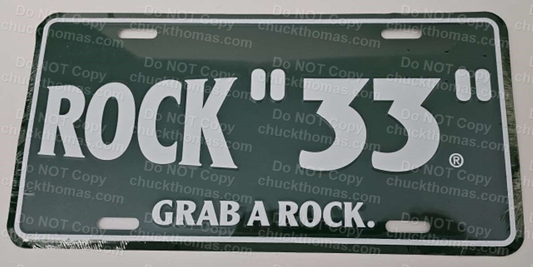Latrobe Brewing Co Rolling Rock "grab a Rock 33" FULL Size Metal ...