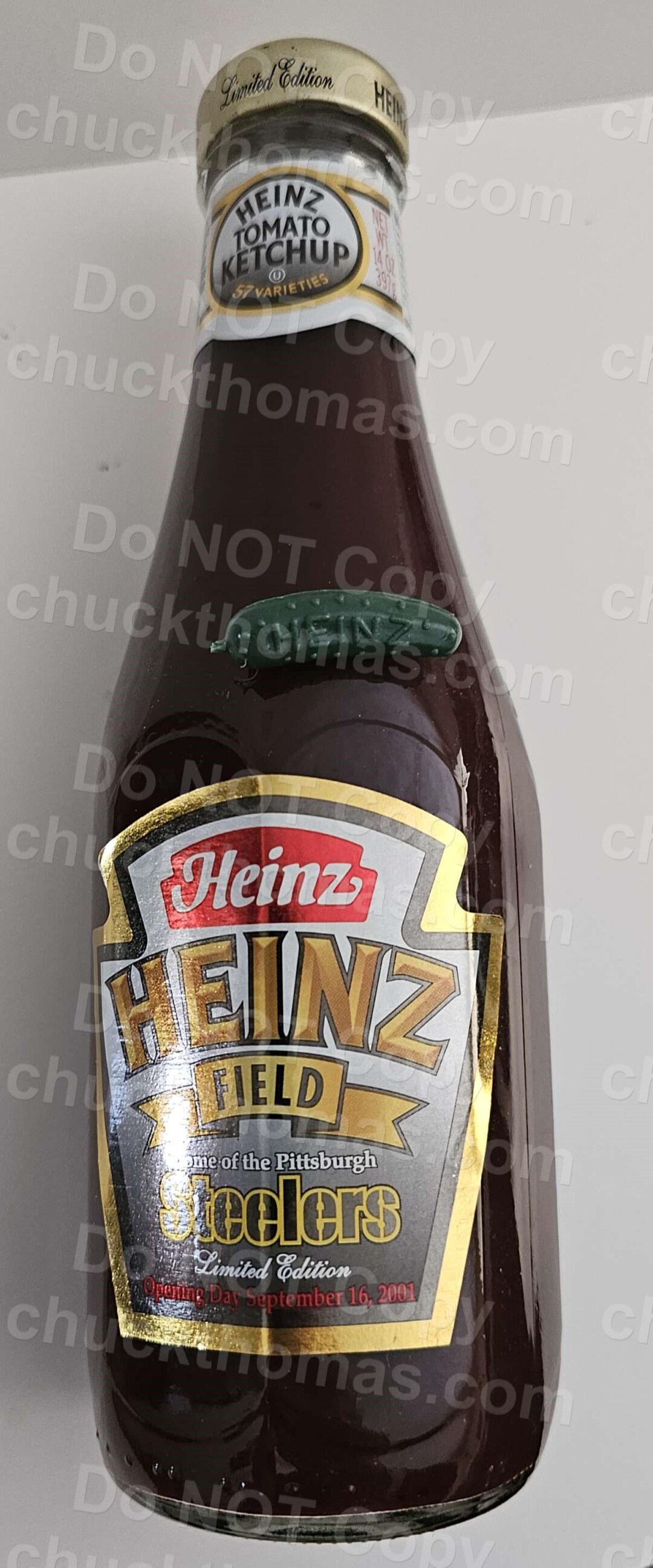 Pittsburgh Steelers Heinz Field Stadium FULL Unopened Ketchup Bottle ...