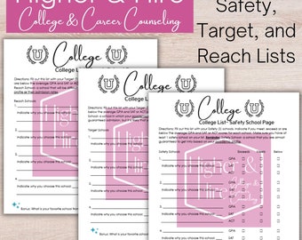 College Visit Worksheet - Etsy