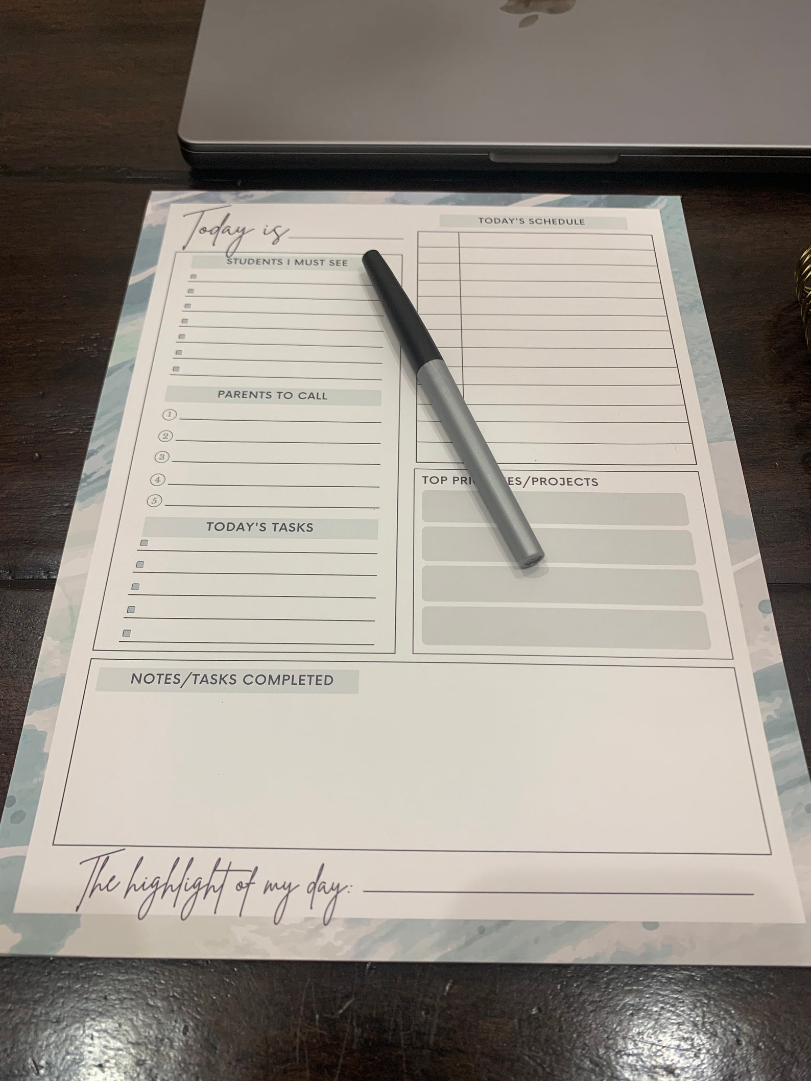 School Counselor Daily Planner - Etsy