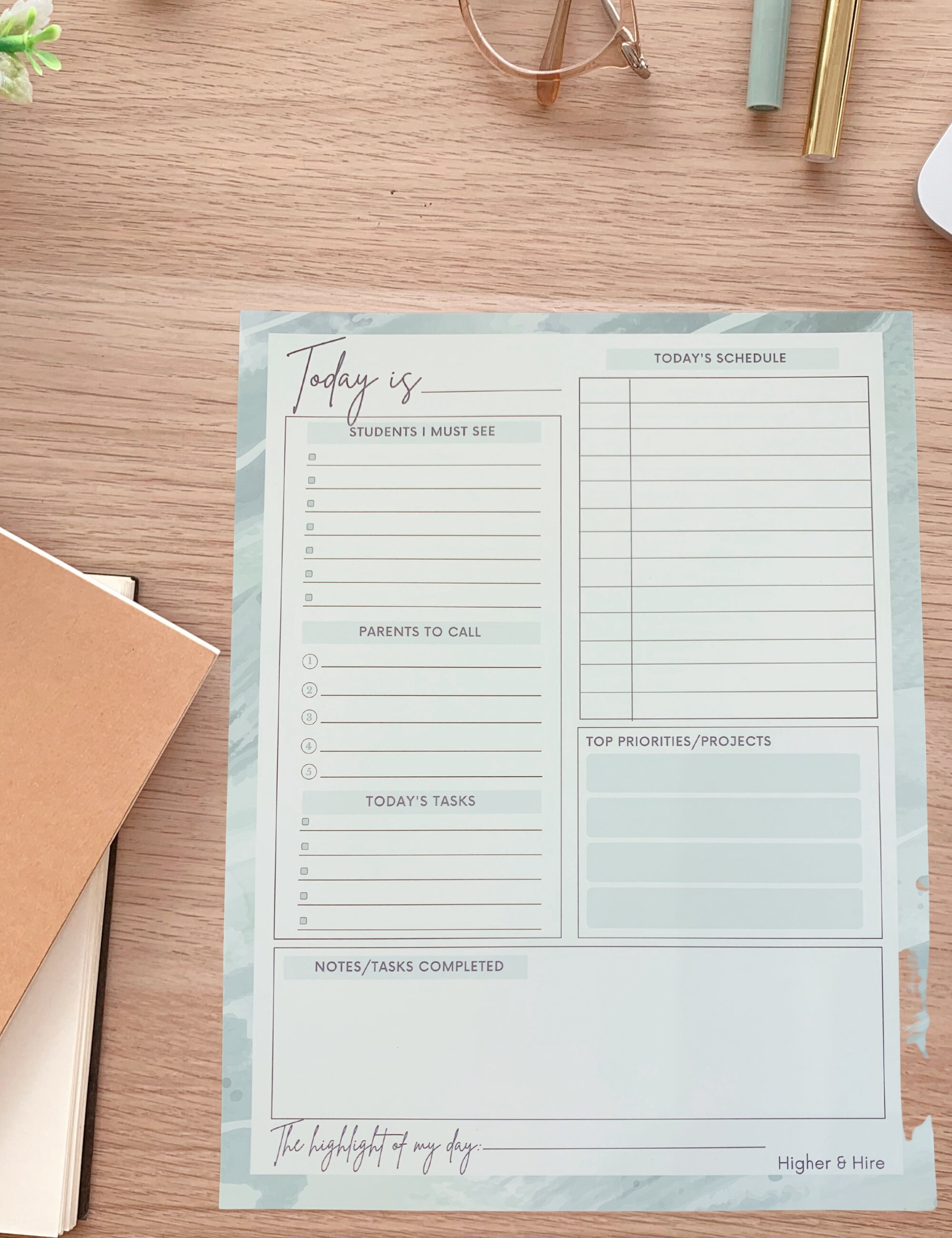 School Counselor Daily Planner - Etsy