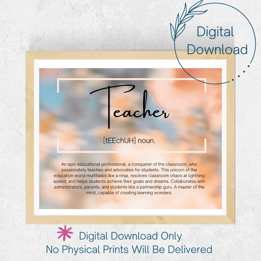 Printable Teacher Appreciation Week Sign - Etsy