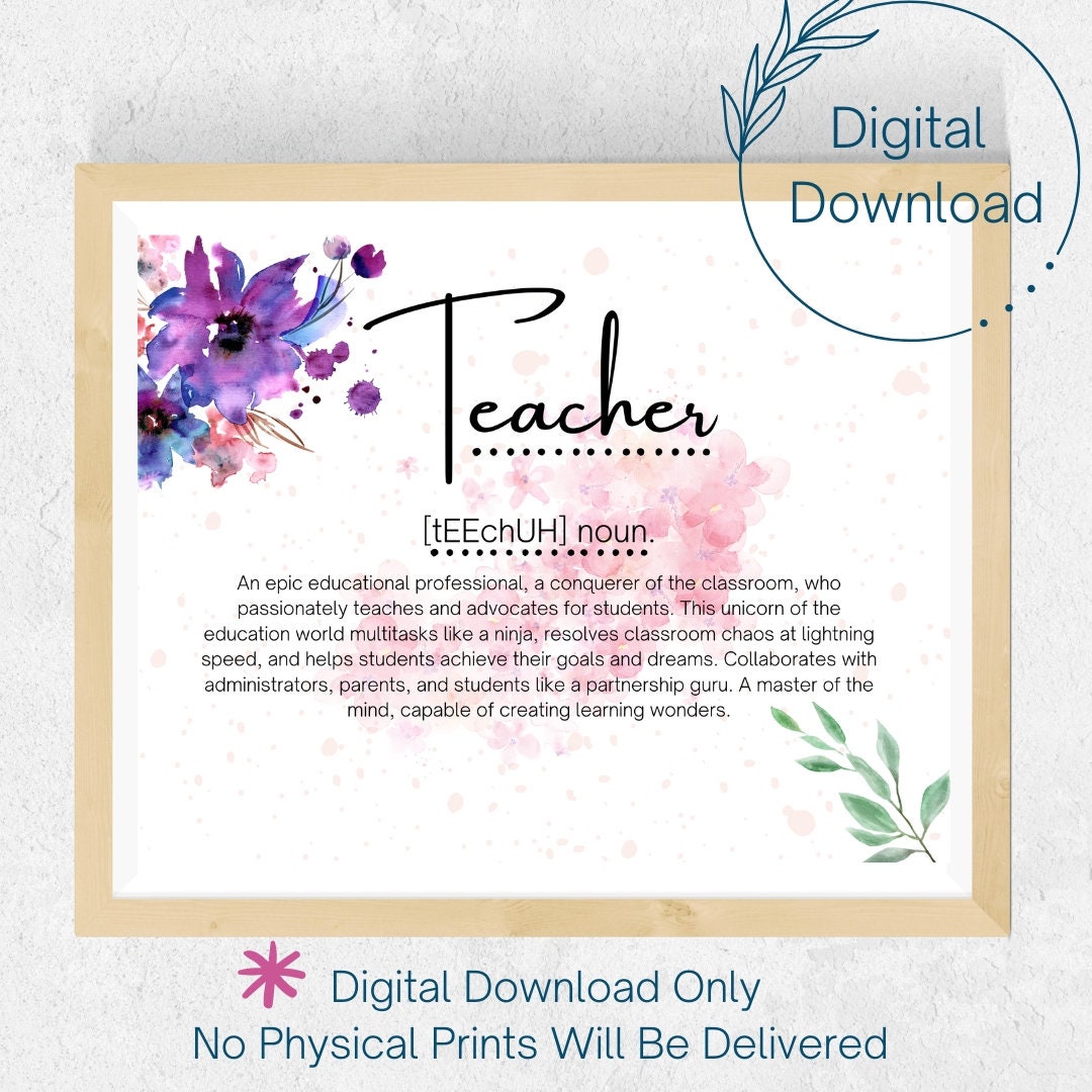 Printable Teacher Appreciation Week Sign - Etsy