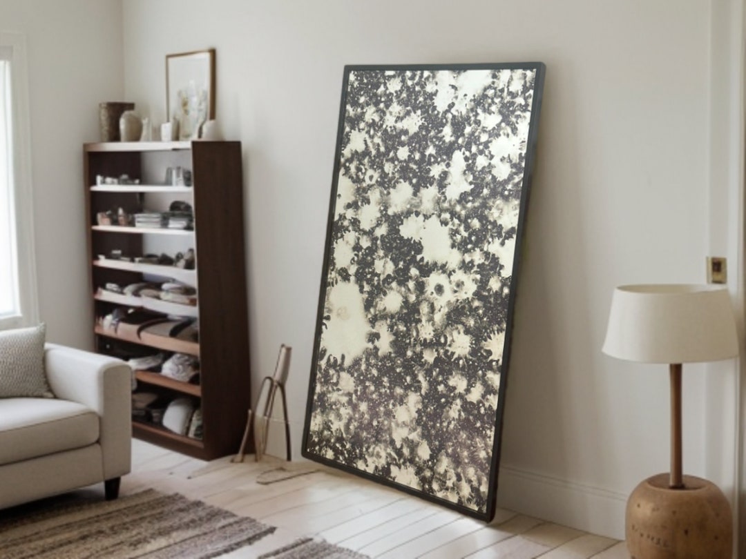 Washed Full Length Mirror Aging Mirror Home Decor, Custom Size Old ...