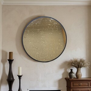 Water Stained Mirror Aesthetic Wall Mirror Vintage Looking - Etsy