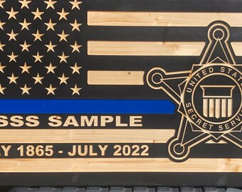 Secret Service Star - Etsy