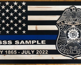 US Secret Service Badge or Patch Plaque - Etsy